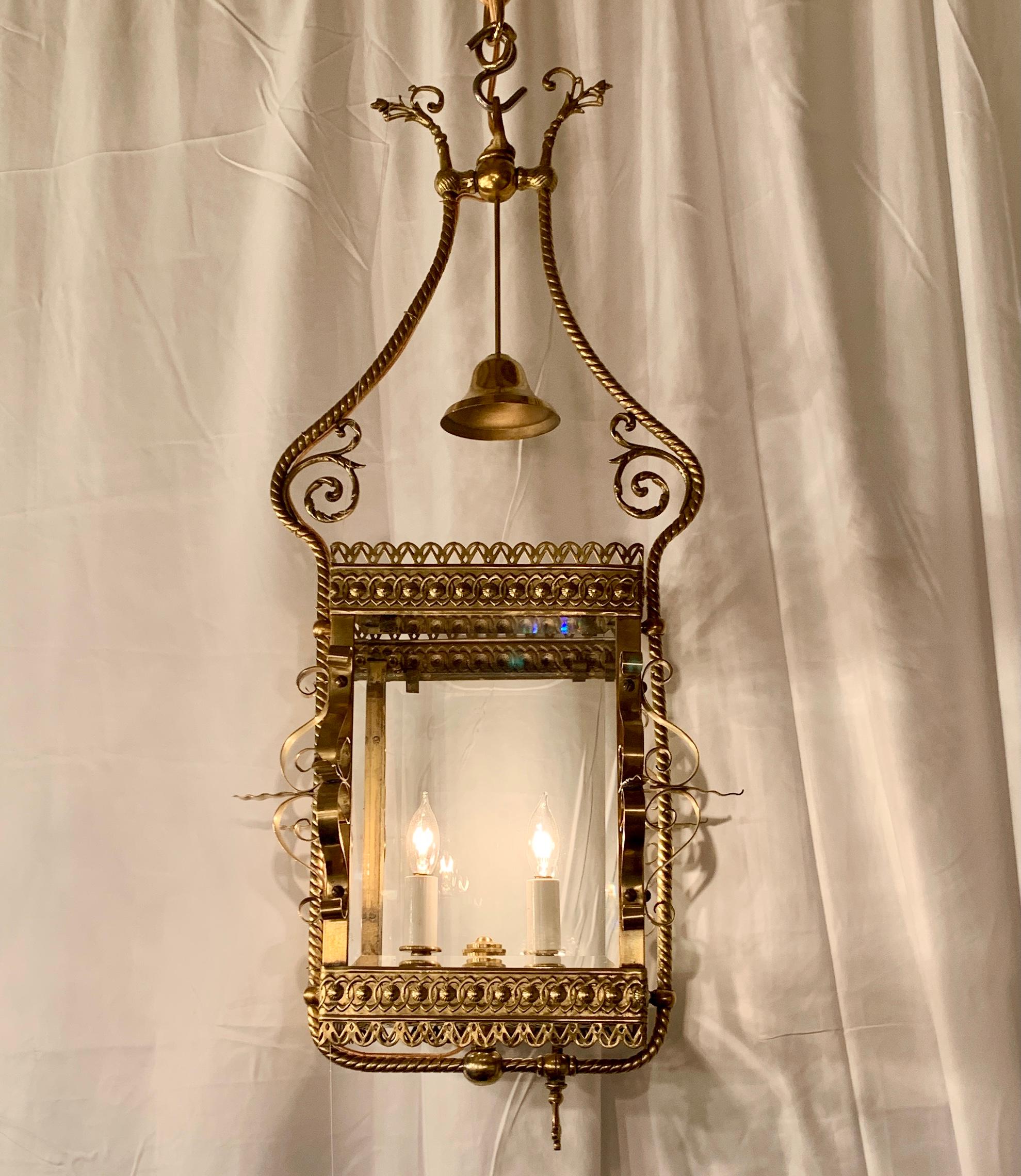 Antique English Brass Gas Lantern, Circa 1870-1880 at 1stDibs | antique ...