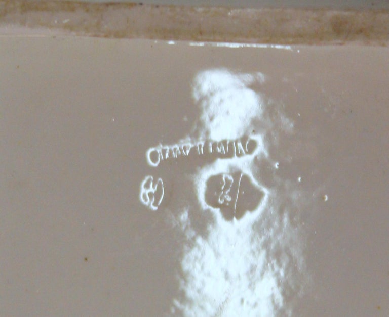 Antique English Brownfield's Hand Painted Porcelain Cabaret Tray ...