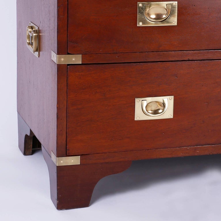 Antique English Campaign Chest at 1stDibs