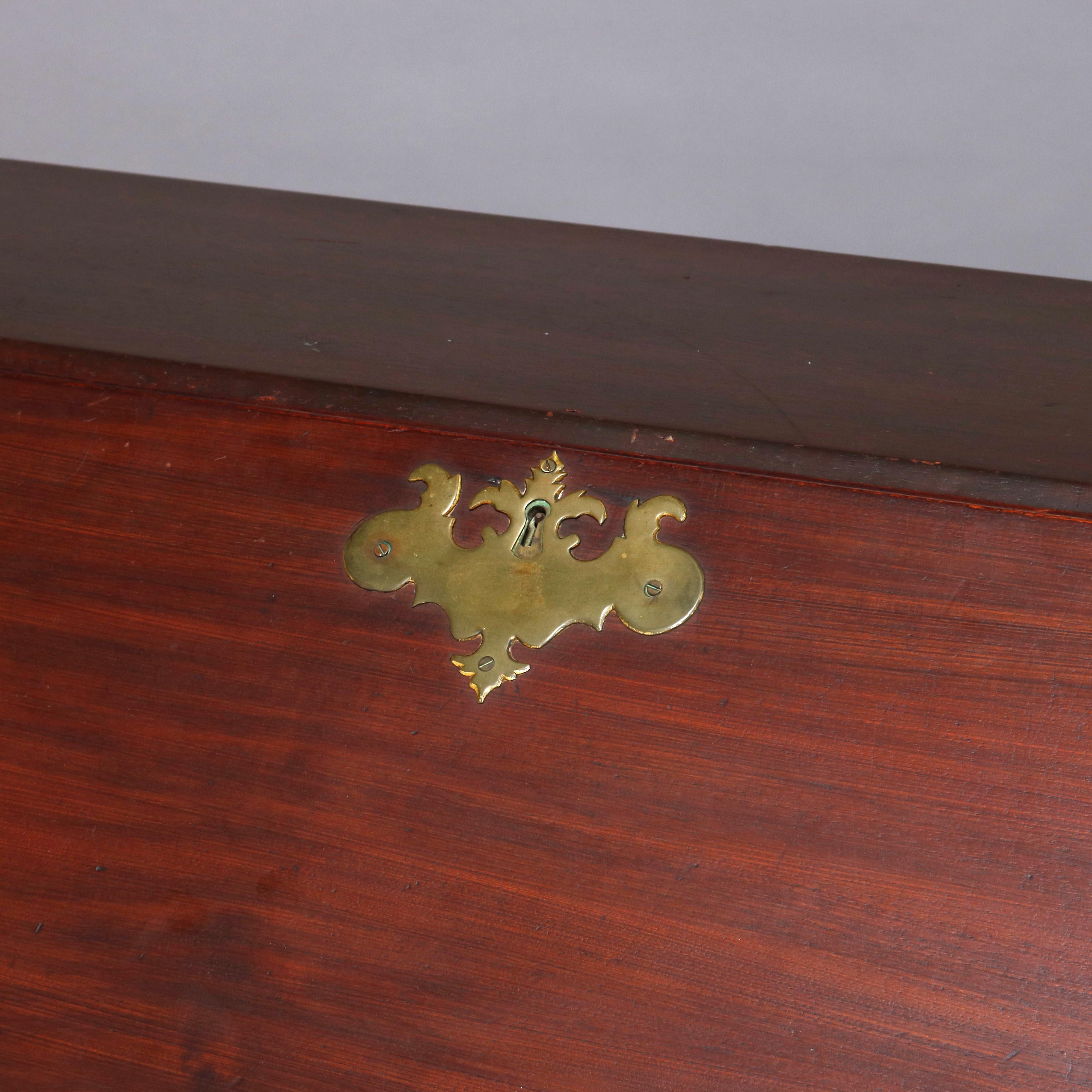Antique English Chippendale Style Mahogany Drop Front Desk, circa 1800 ...