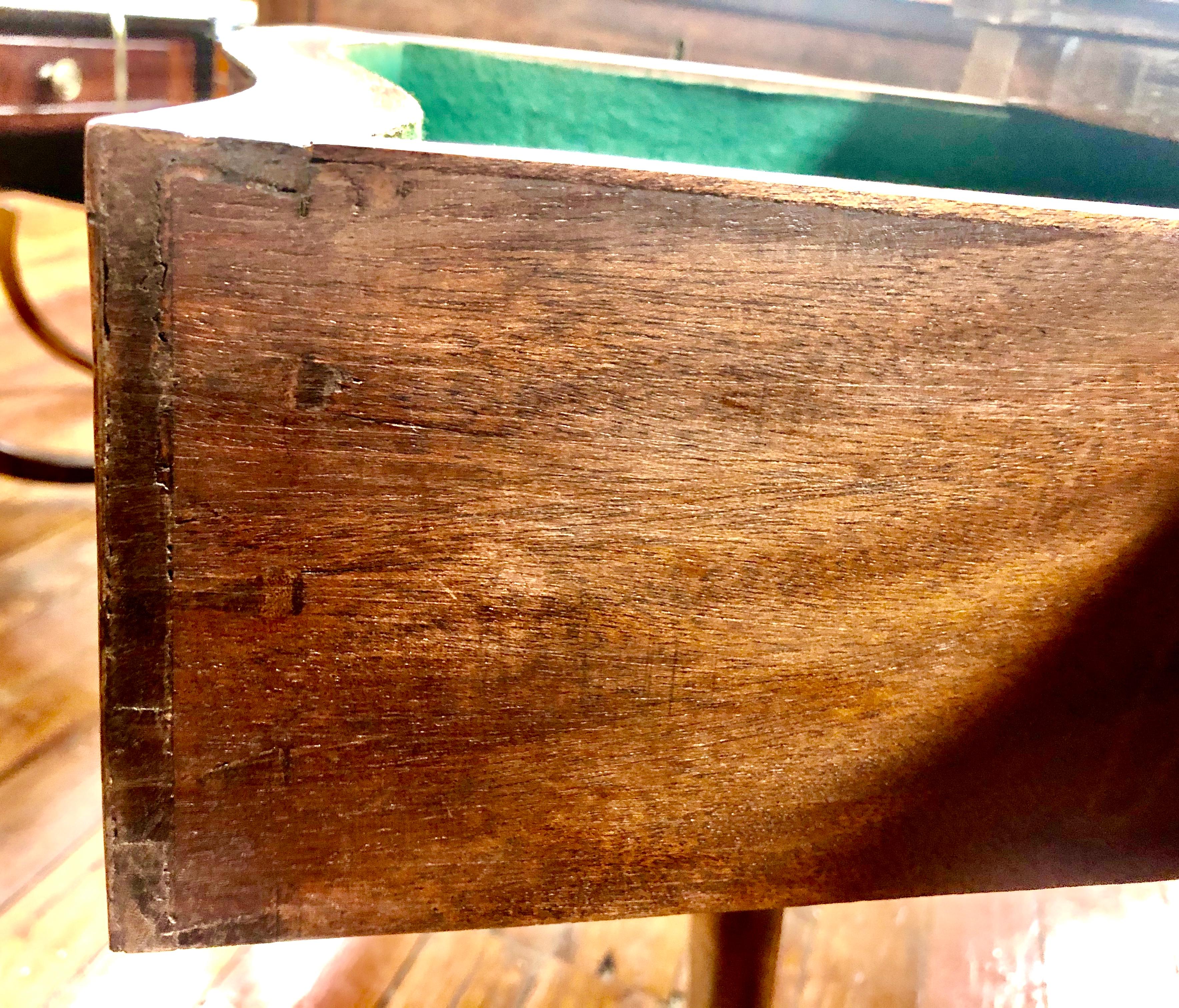 Antique English Chippendale Style Mahogany Serpentine Small Huntboard ...