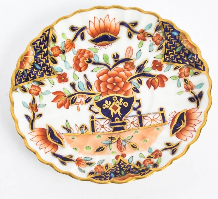 Antique English Copeland Tea Service on Tray Imari Pattern, 19th ...