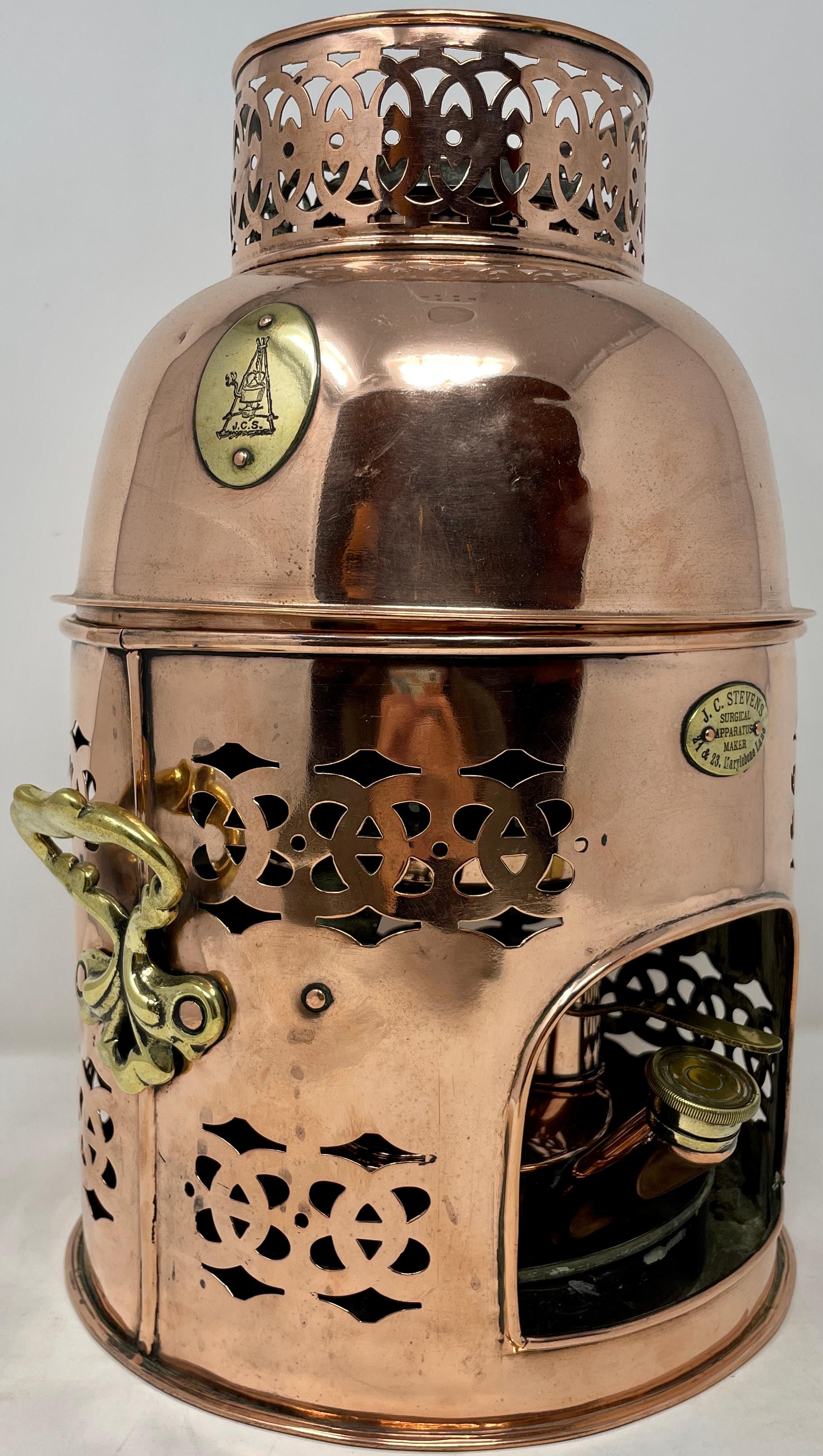 Antique English Copper Medical Sterilizer with Burner, London Circa ...