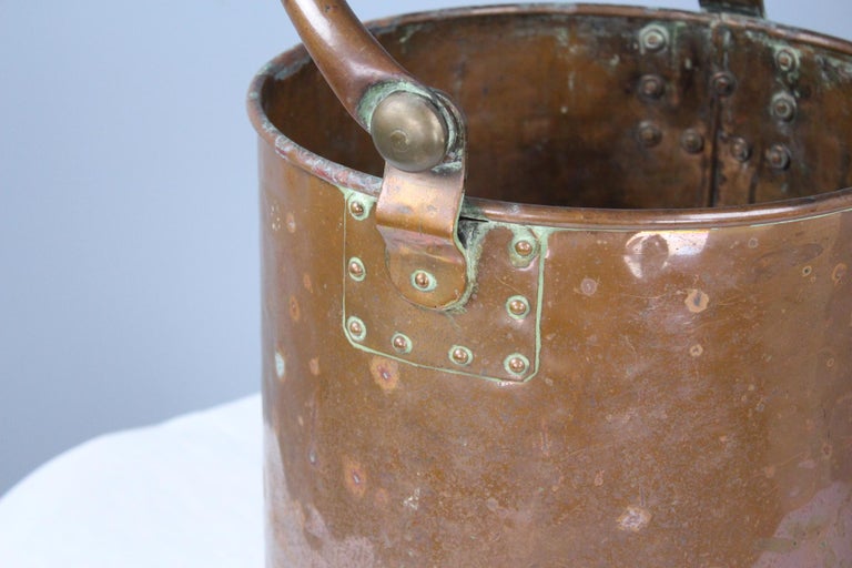Antique English Copper Pail at 1stDibs