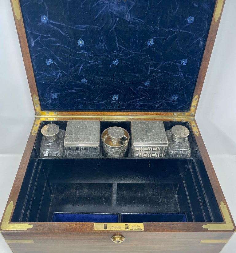 Antique English Coromandel Fitted Traveler's Box Compendium, Circa 1850 ...