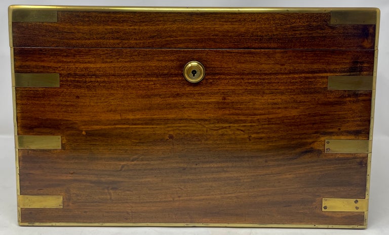 Antique English Coromandel Fitted Traveler's Box Compendium, Circa 1850 ...