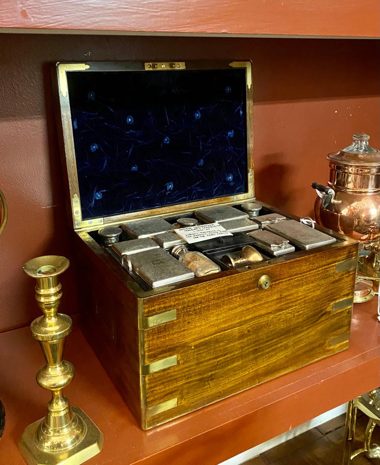 Antique English Coromandel Fitted Traveler's Box Compendium, Circa 1850 ...