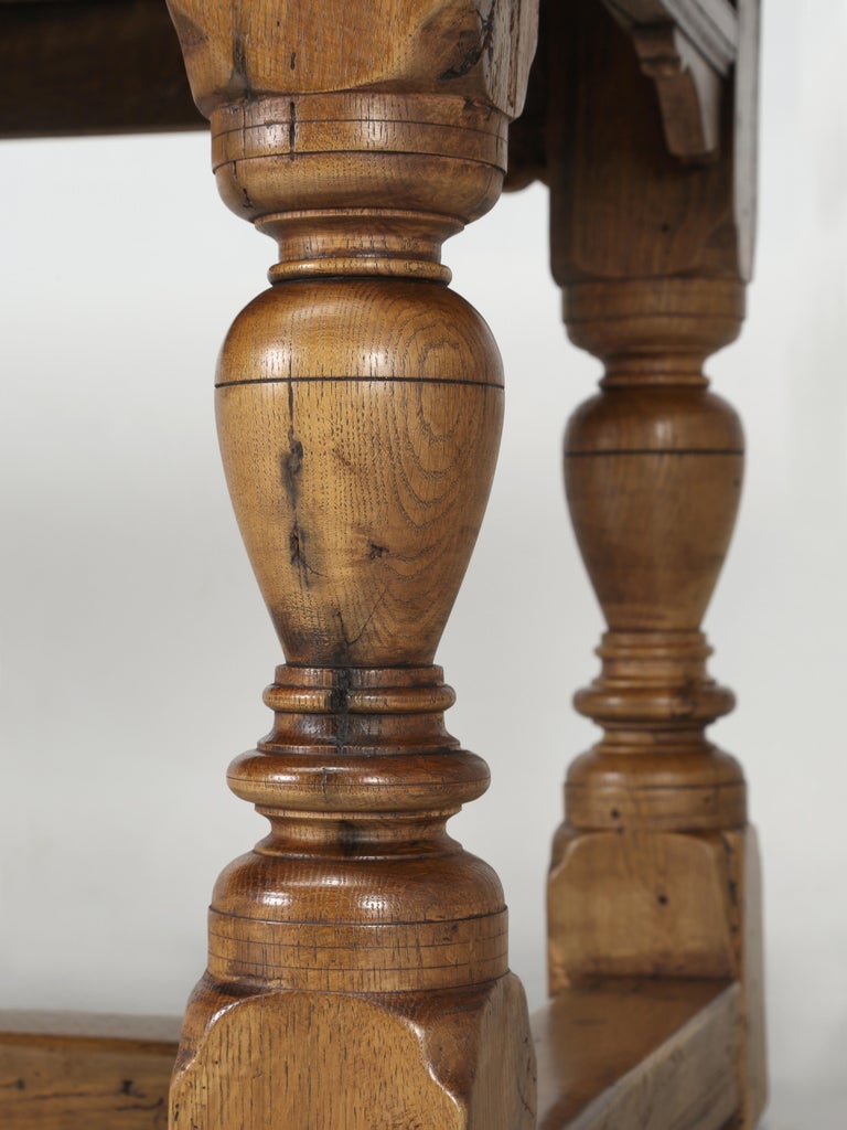 Antique English Dining Table or Farmhouse Table Made from Rare Scottish ...