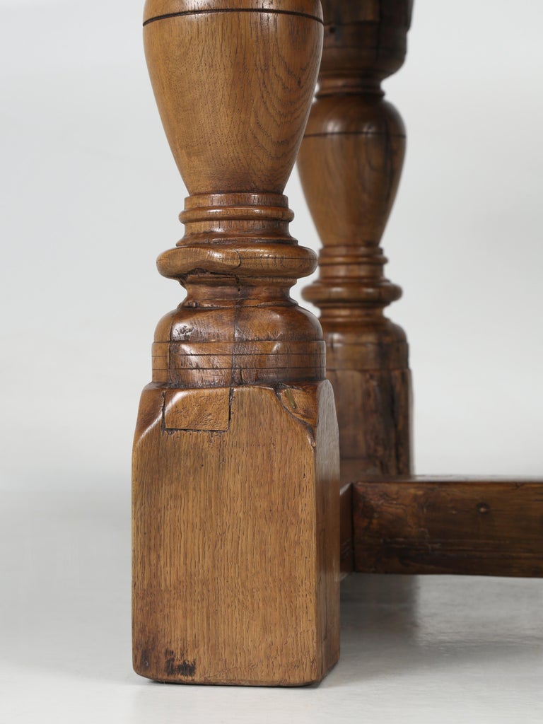 Antique English Dining Table or Farmhouse Table Made from Rare Scottish ...