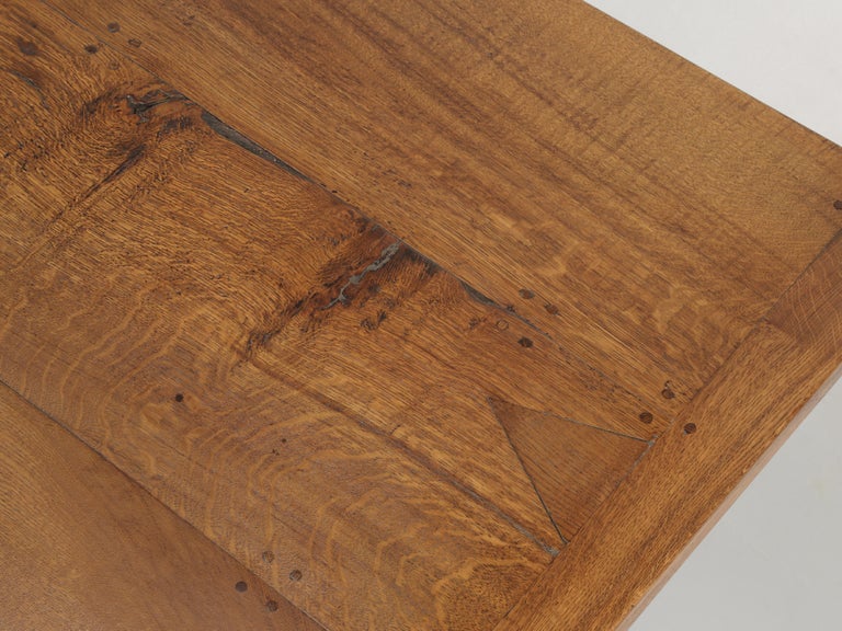 Antique English Dining Table or Farmhouse Table Made from Rare Scottish ...