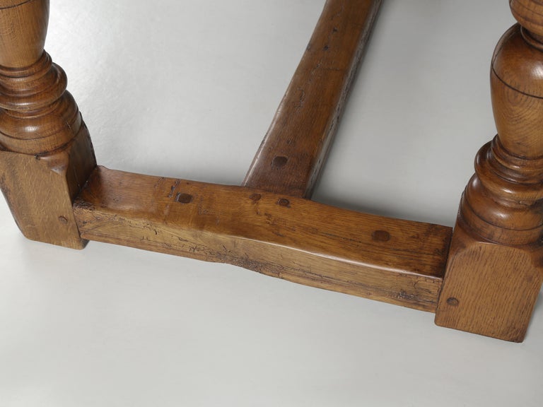 Antique English Dining Table or Farmhouse Table Made from Rare Scottish ...