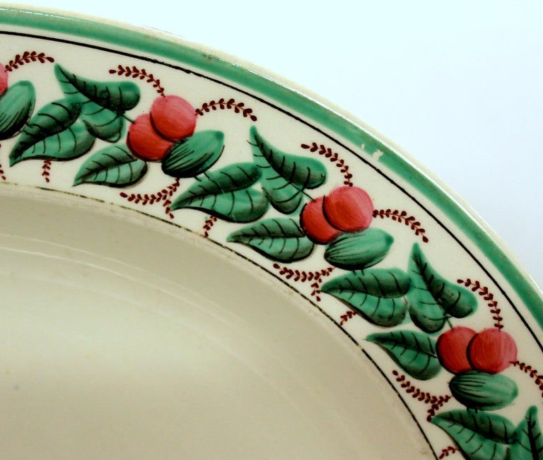Antique English Early "Wedgwood" Creamware ‘Earthenware’ Hand Painted ...
