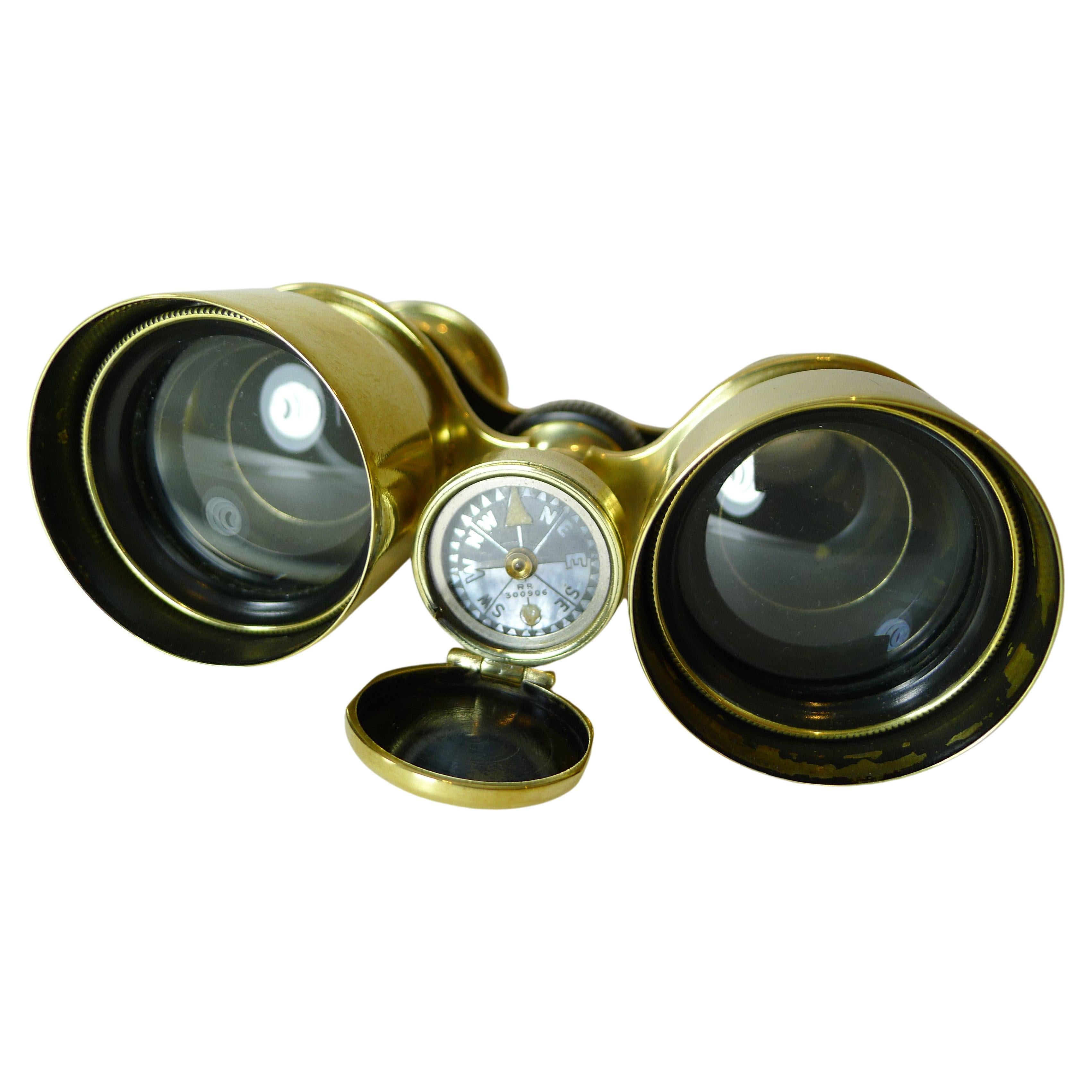 Antique English Field Glasses / Binoculars by Lawrence and Mayo, with ...