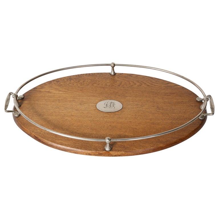 Antique English Gallery or Butler Tray For Sale at 1stDibs