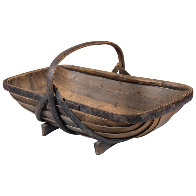 Antique English Garden Trug, circa 1910 at 1stDibs | antique trug ...