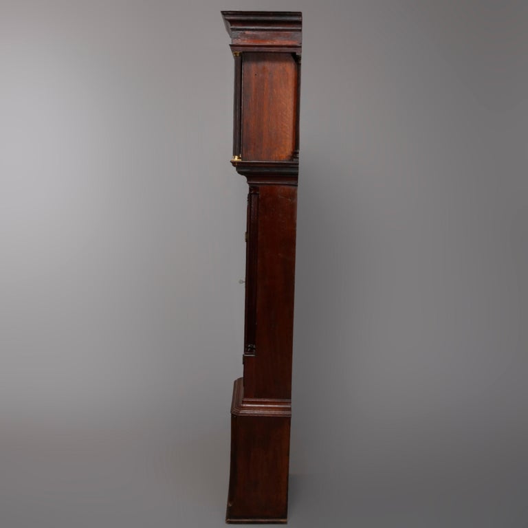 Antique English George III Oak Tall Case Clock Sam Ashton, Bredbury ...