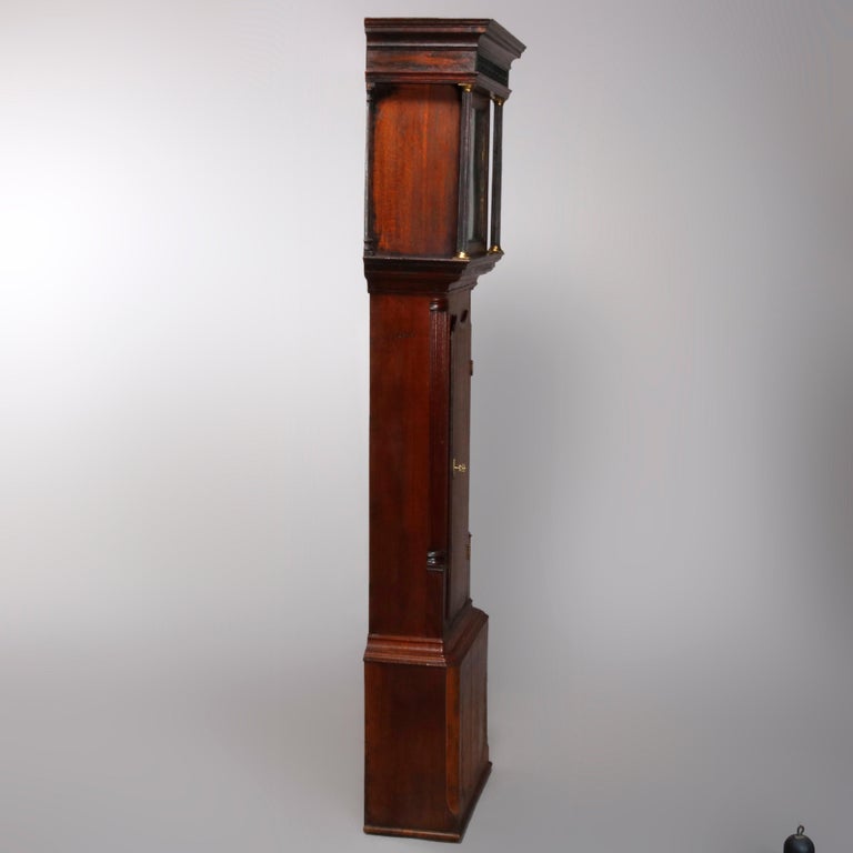 Antique English George III Oak Tall Case Clock Sam Ashton, Bredbury ...