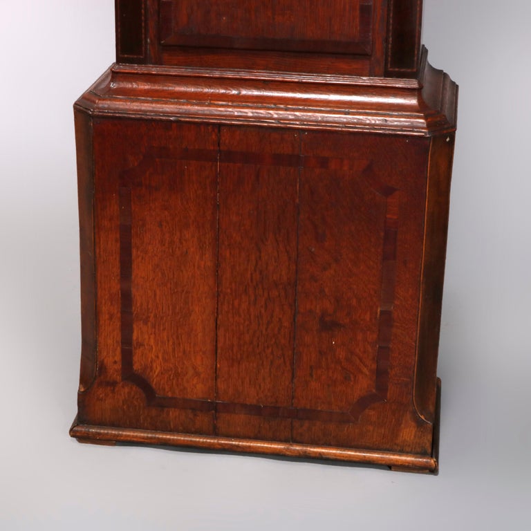 Antique English George III Oak Tall Case Clock Sam Ashton, Bredbury ...