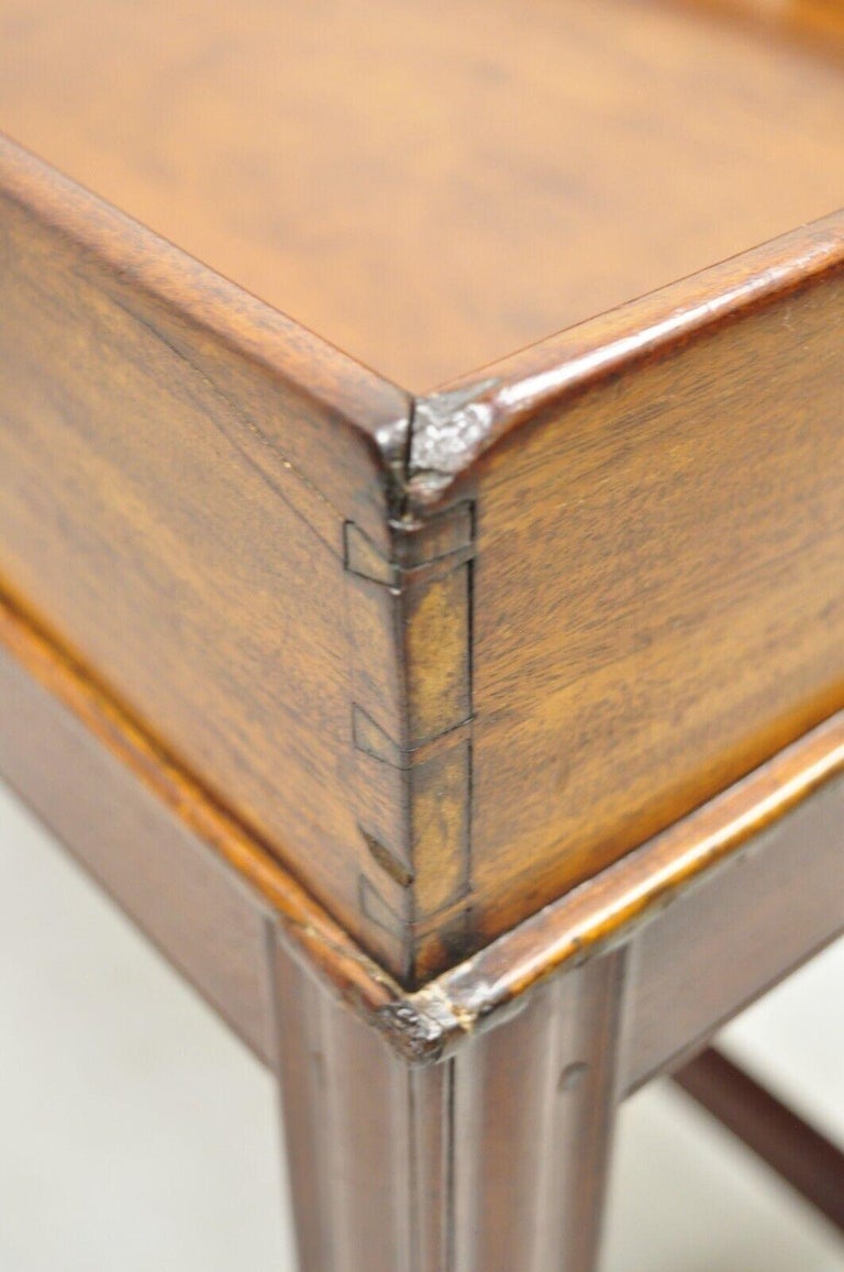 Antique English Georgian Mahogany Butler's Style Coffee Table with ...