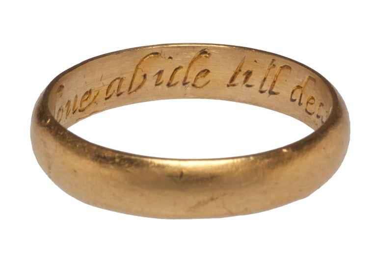 Antique English Gold Band 'Posey' Ring at 1stDibs | posie ring