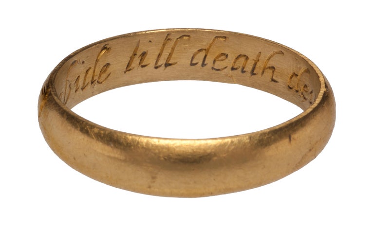 Antique English Gold Band 'Posey' Ring at 1stDibs | posie ring