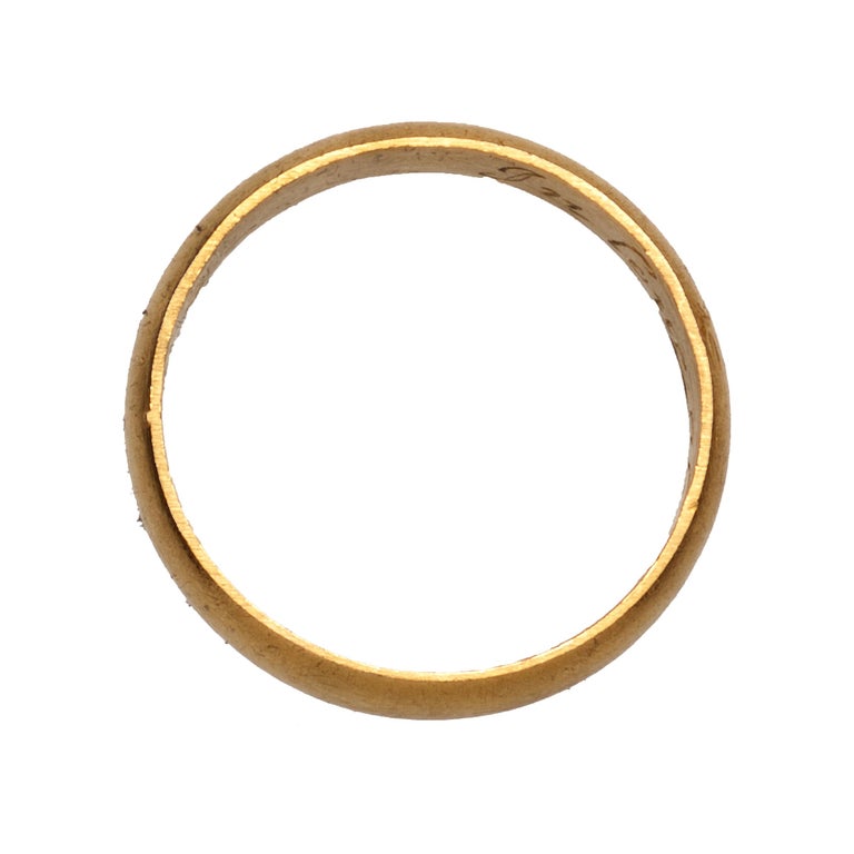 Antique English Gold Band 'Posey' Ring at 1stDibs | posie ring
