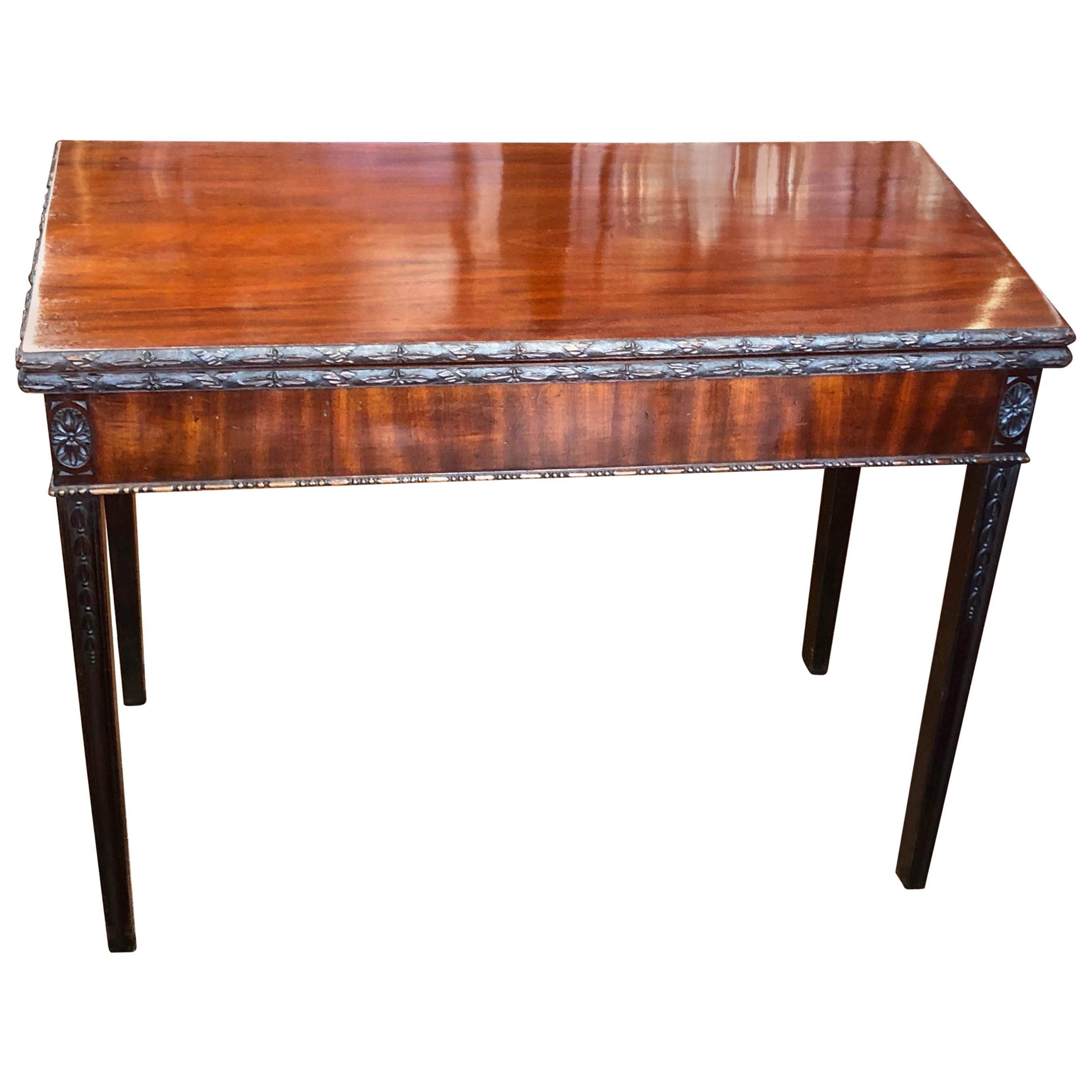 Regency style mahogany games table at 1stDibs