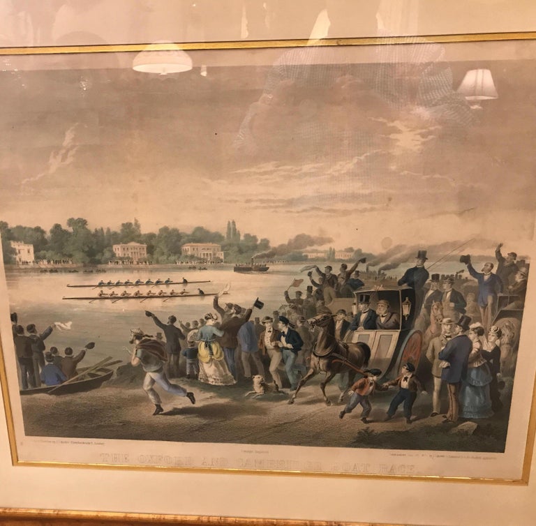 Antique English Hand Colored Copper Engraving Print, 1871 at 1stDibs