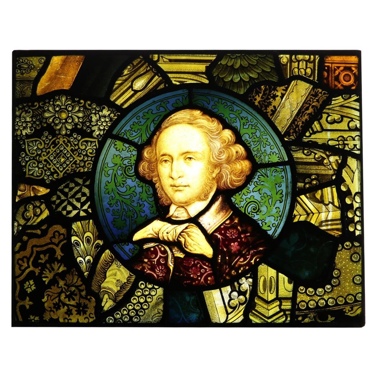 English Art Glass Window at 1stDibs