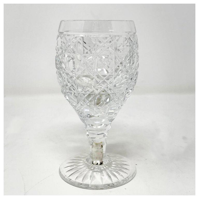 Antique English "Henry Atkins" Crystal and Silver Drinks and Biscuit ...