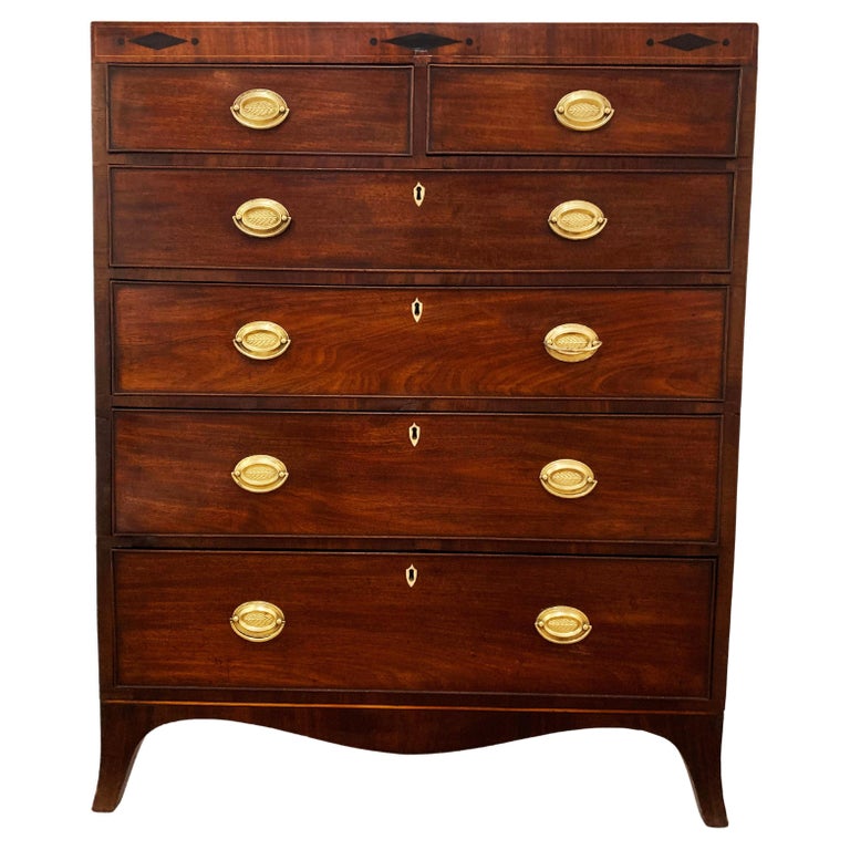 Antique English Hepplewhite Chest of Drawers circa 1810-1820 at 1stDibs ...
