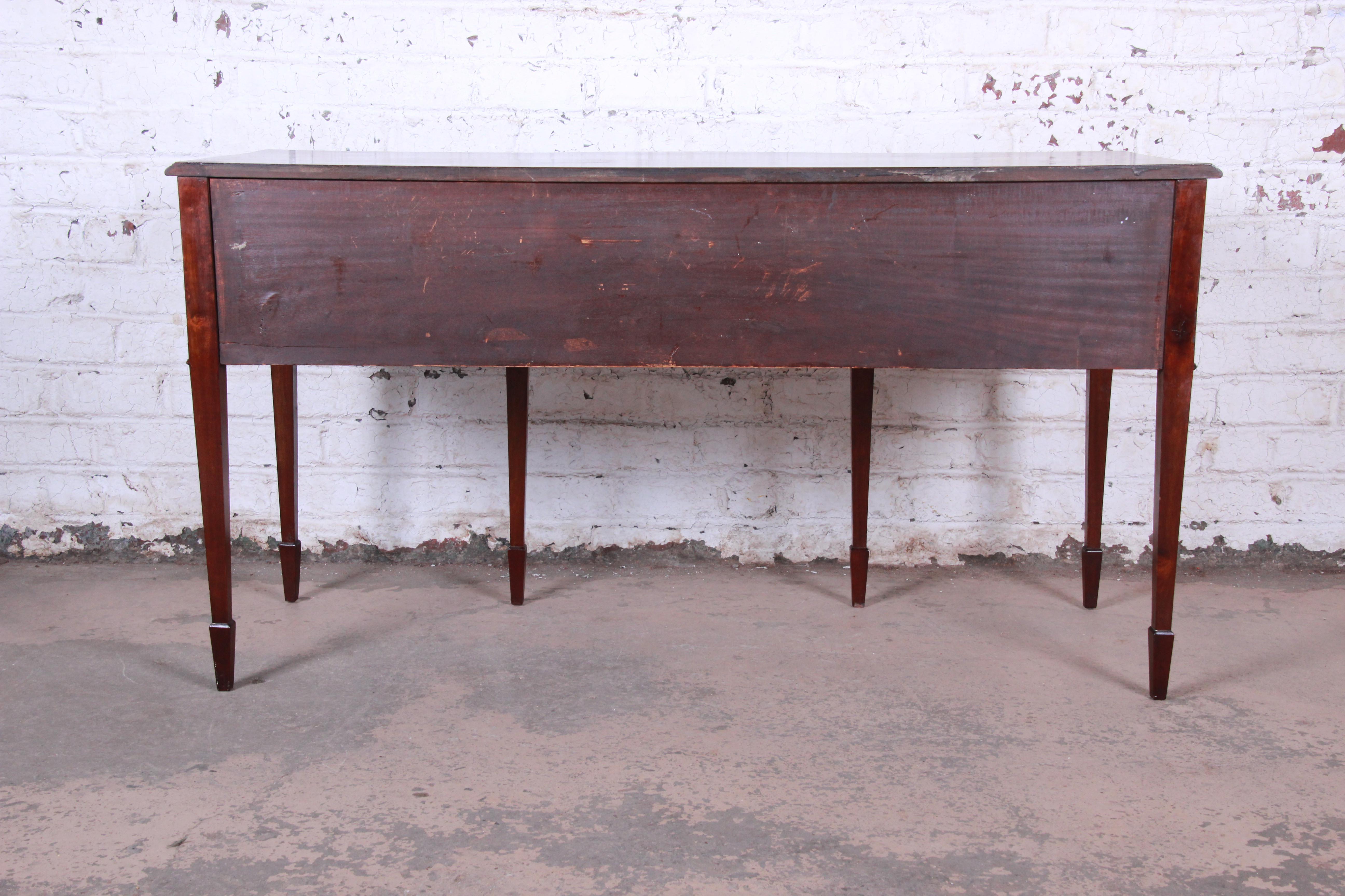 Antique English Hepplewhite Style Mahogany Sideboard Buffet at 1stDibs ...