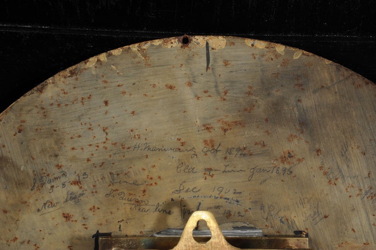 Antique English Iron Large Clock Dial Face Industrial Fully Working For ...