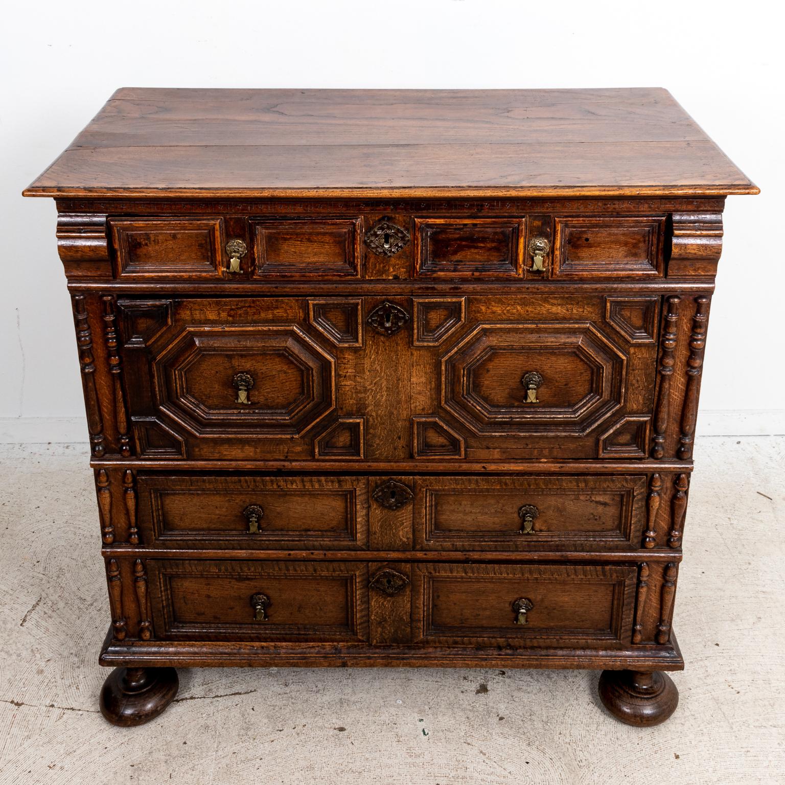 Antique English Jacobean Chest at 1stDibs