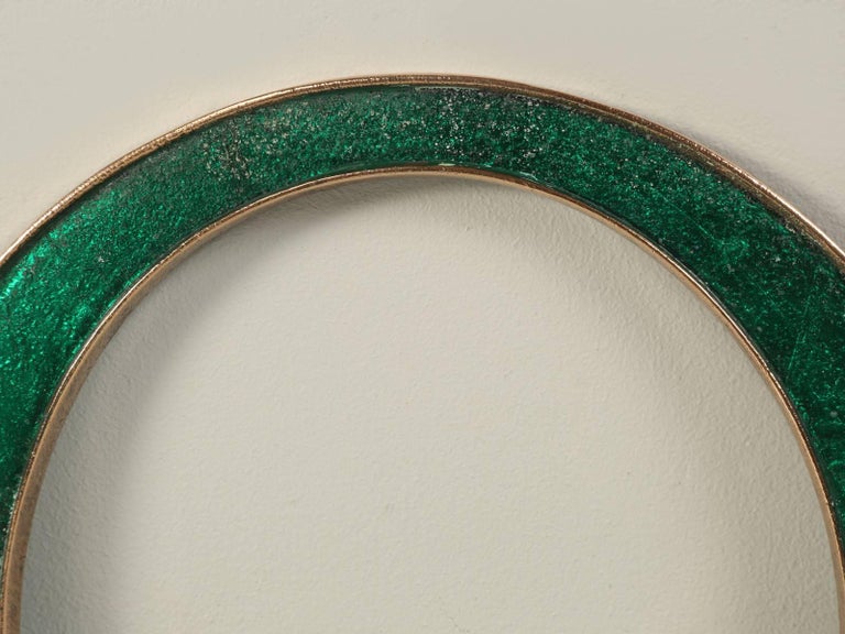 Antique English Letter "O" Made of Solid Cast Copper with an Enamel ...