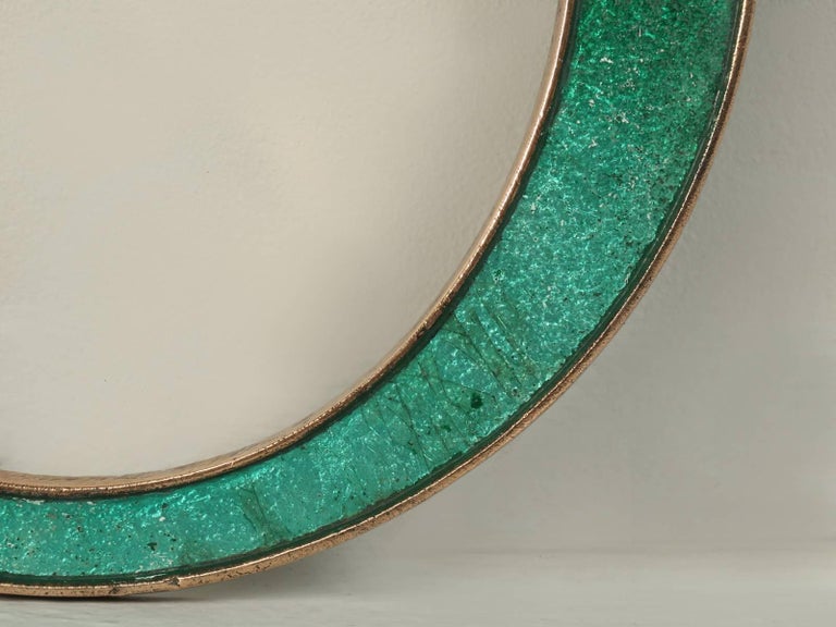 Antique English Letter "O" Made of Solid Cast Copper with an Enamel ...
