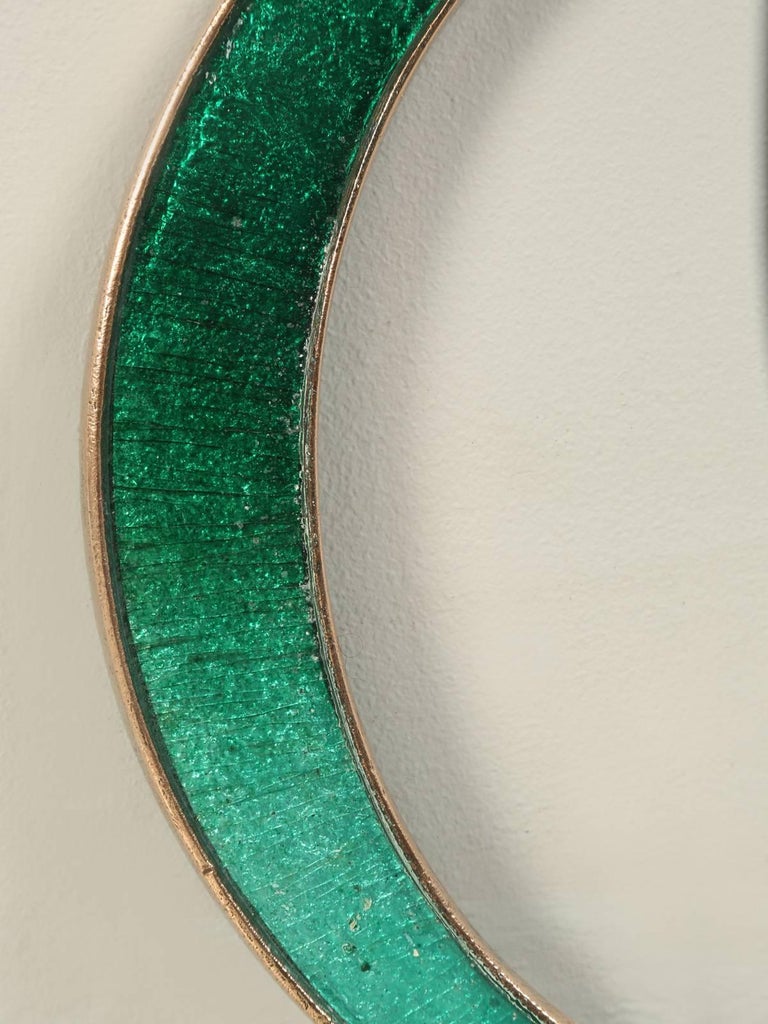 Antique English Letter "O" Made of Solid Cast Copper with an Enamel ...