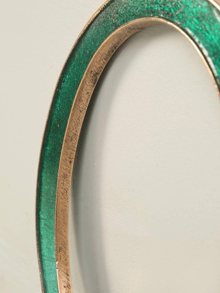 Antique English Letter "O" Made of Solid Cast Copper with an Enamel ...