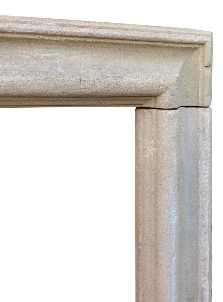 Antique English Limestone Bolection Fire Surround at 1stDibs