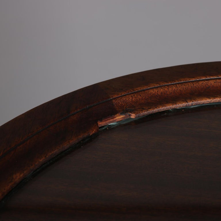 Antique English Mahogany Column Form Liquor Cellarette and Display ...