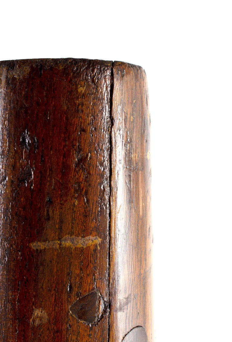 Antique English Mahogany Gear Pin For Sale at 1stDibs