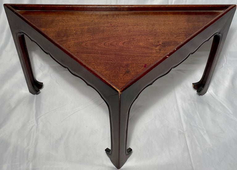 Antique English Mahogany Plate Stand For Sale at 1stDibs