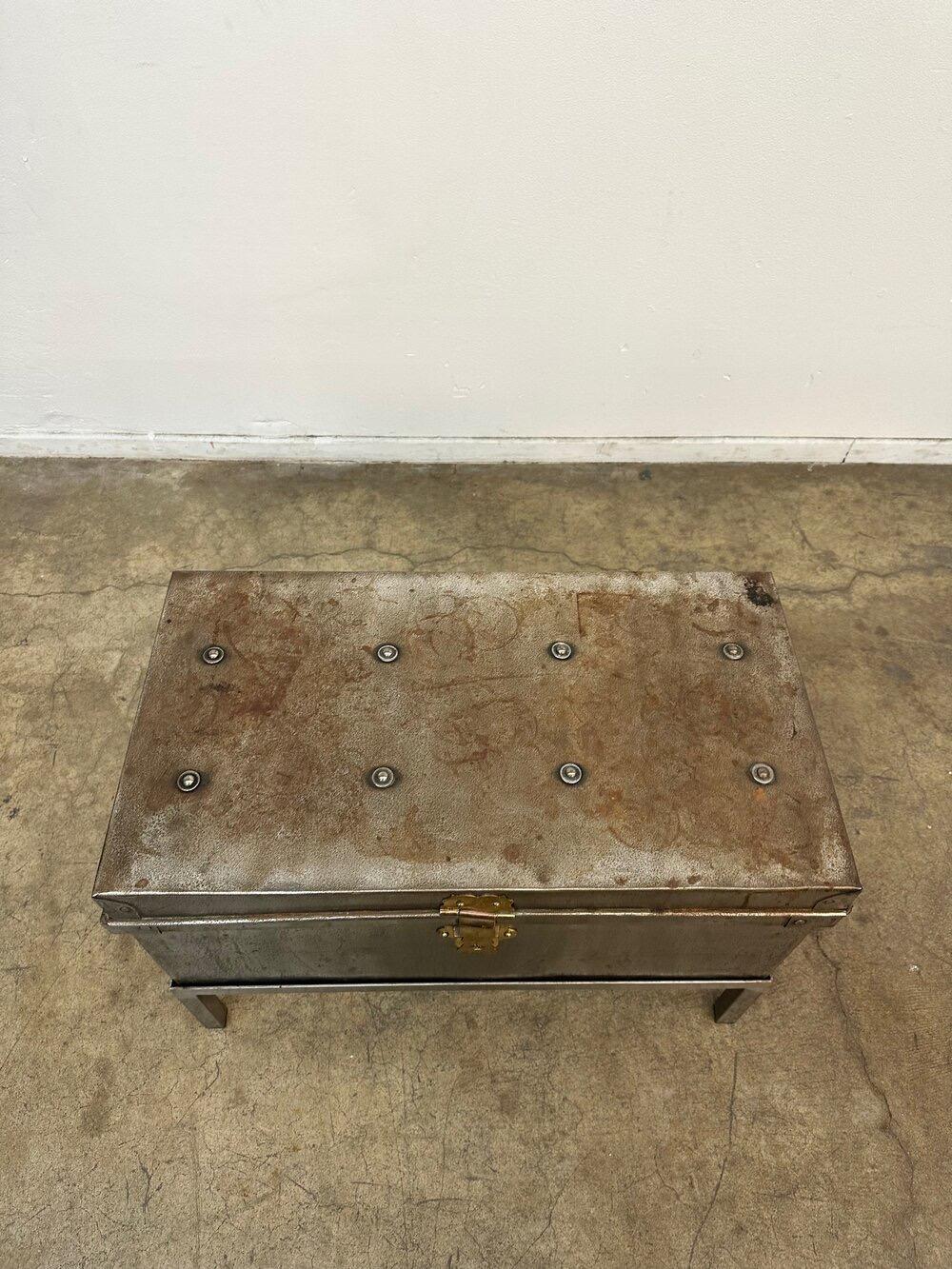 Antique English Military Trunk For Sale at 1stDibs