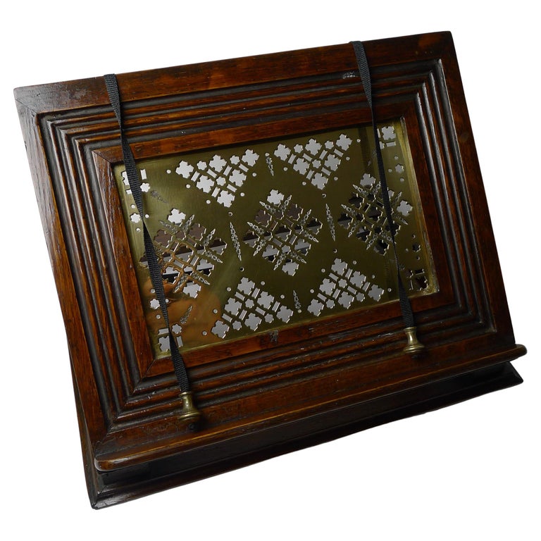 Antique English Oak and Brass Book Rest / Lectern, c.1880 For Sale at ...