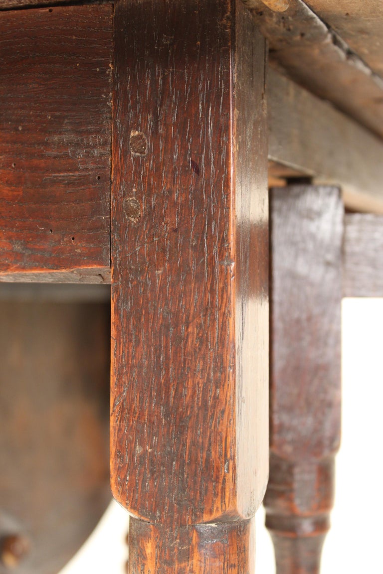 Antique English Oak Gate Leg Table at 1stDibs