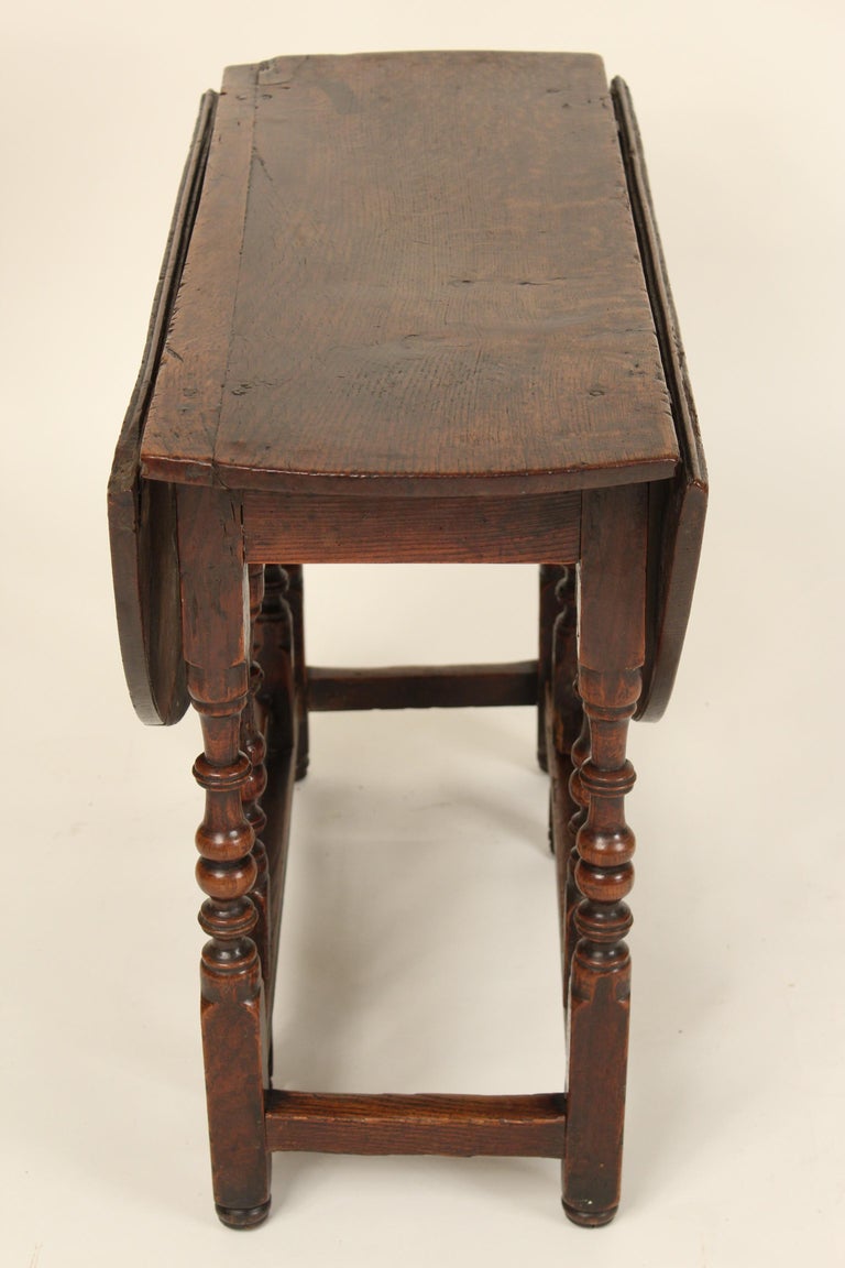 Antique English Oak Gate Leg Table at 1stDibs