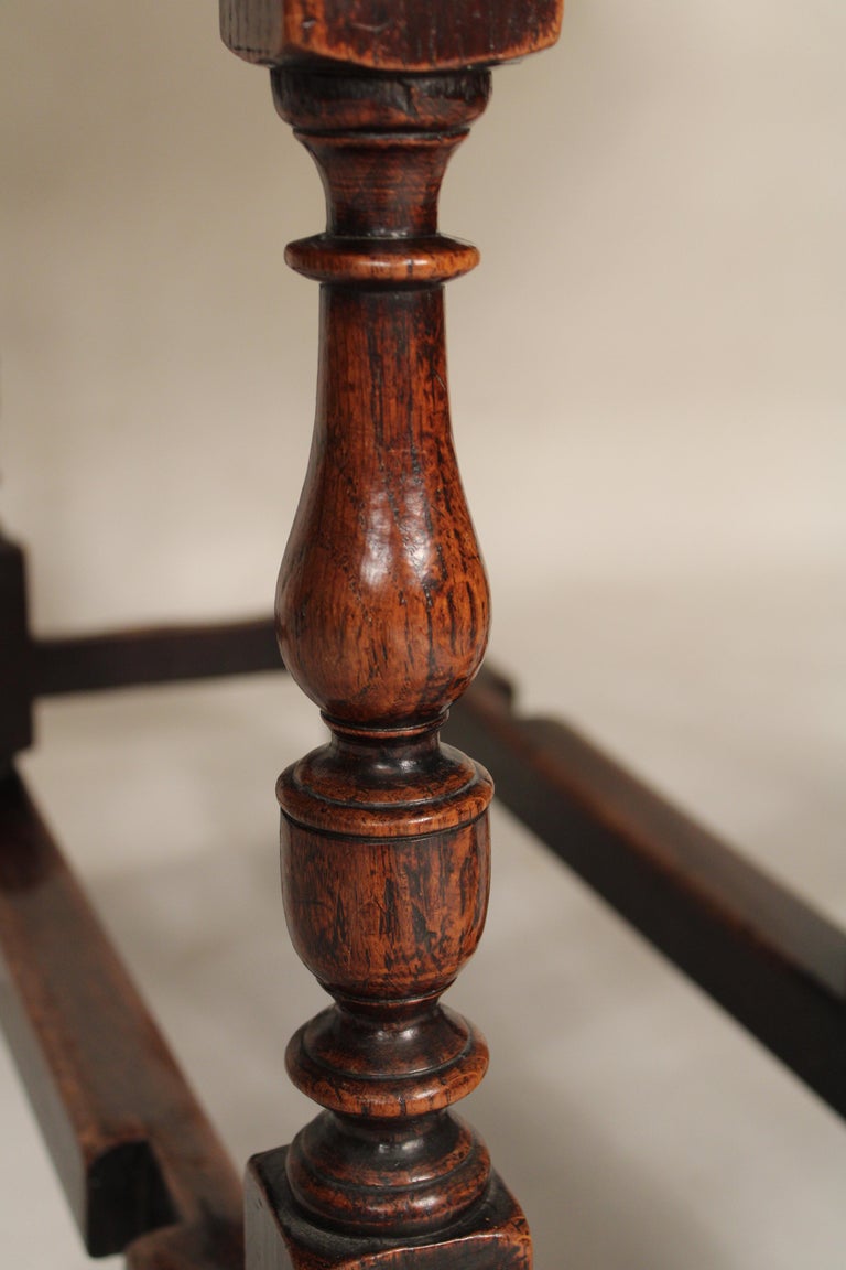 Antique English Oak Gate Leg Table For Sale at 1stDibs