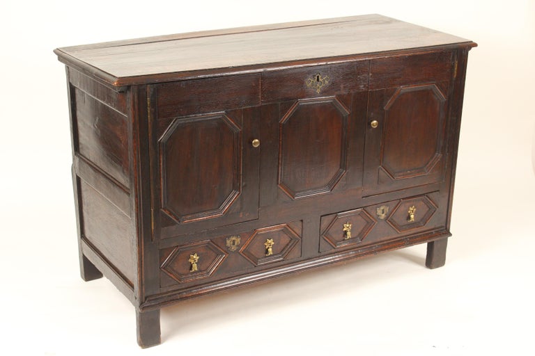 Antique English Oak Mule Chest at 1stDibs