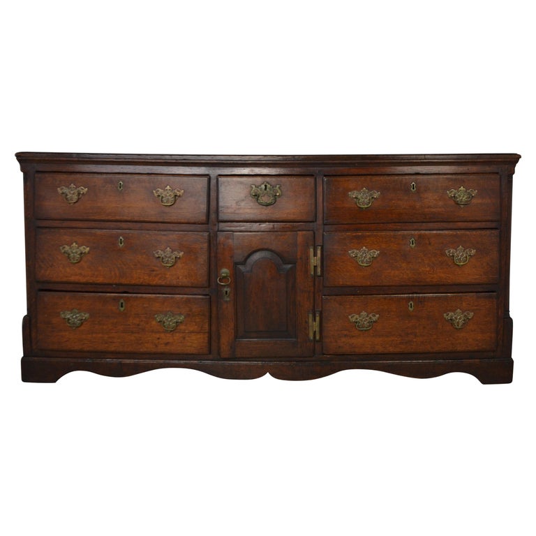 Antique English Oak Sideboard or Dresser at 1stDibs