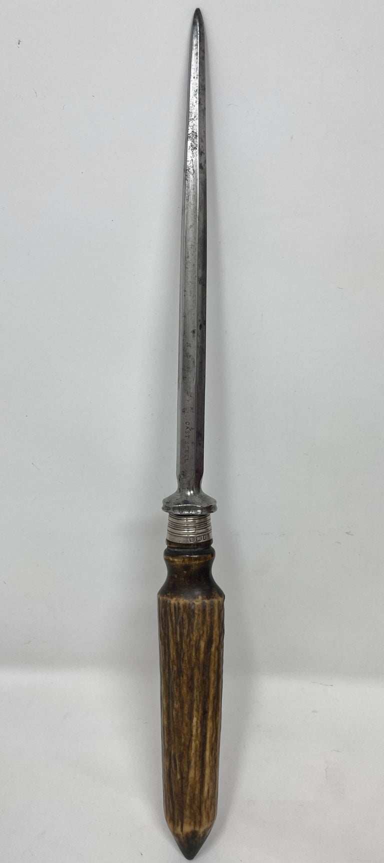 Antique English Old Victorian Horn Handle Carving Set in Case, Circa ...